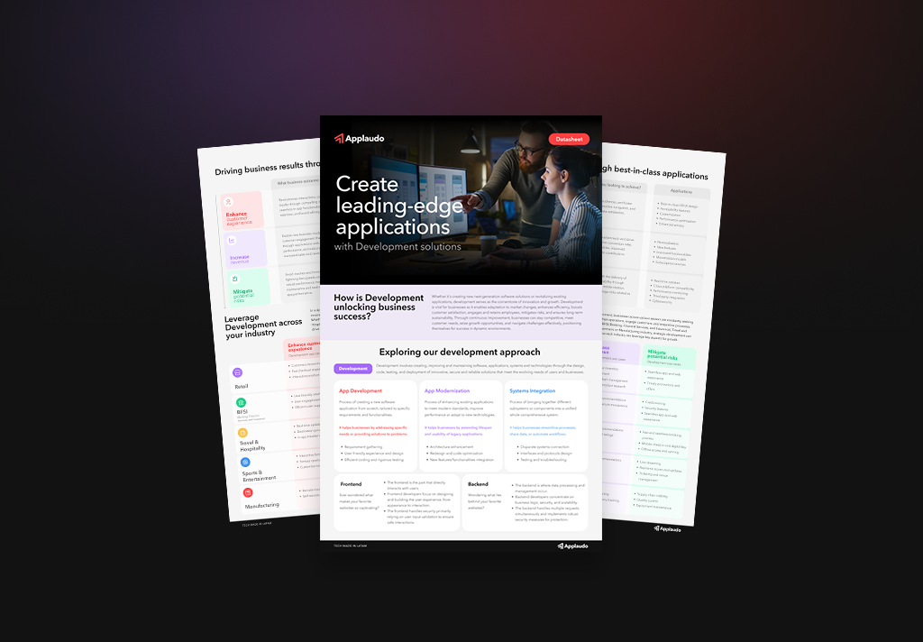 Development Services by Applaudo | Web and Mobile App Development